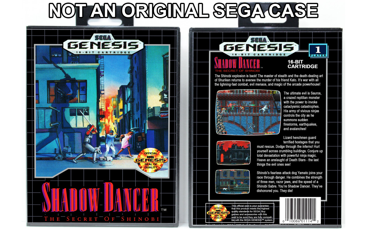 Gaming Relics - Sega Genesis - Shadow Dancer: The Secret of Shinobi