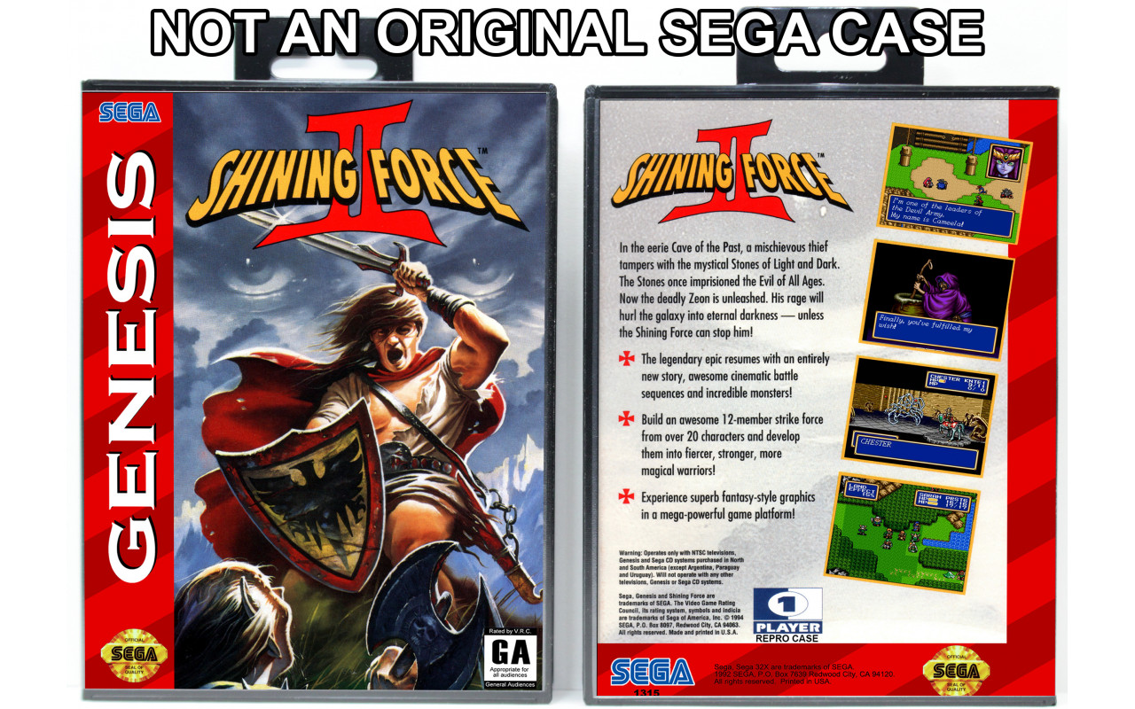 Gaming Relics - Sega Genesis - Shining Force II