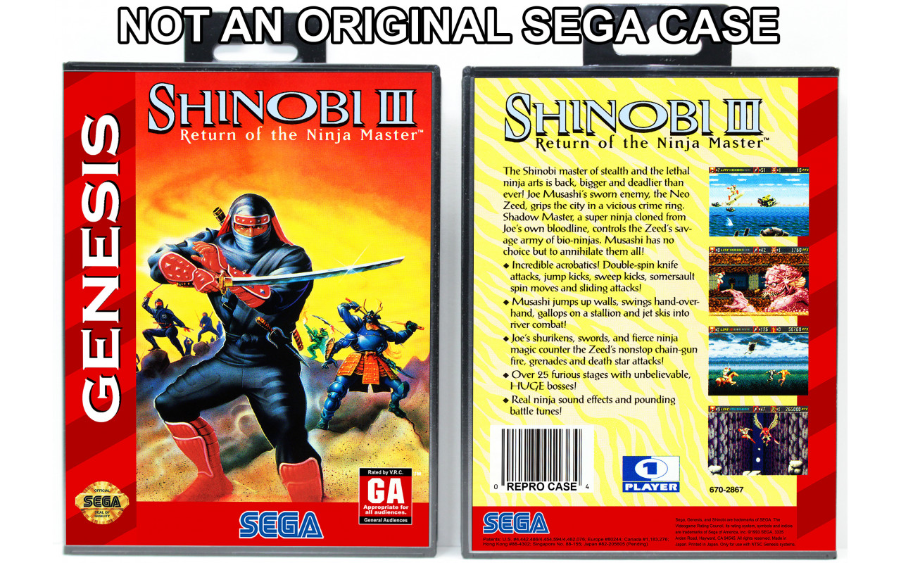 Gaming Relics - Shinobi III: Return of the Ninja Master