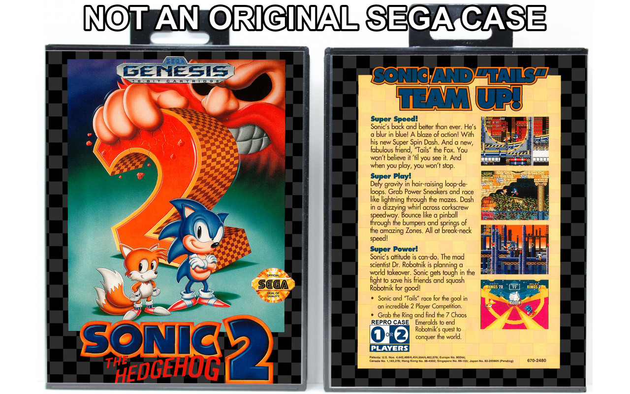 Gaming Relics - Sega Genesis - Sonic the Hedgehog 2