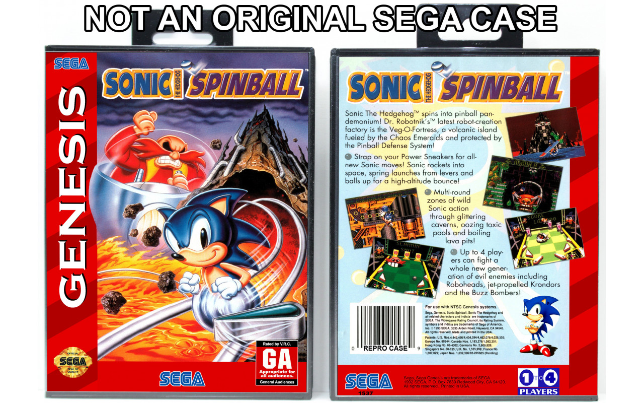 Gaming Relics - Sega Genesis - Sonic Spinball