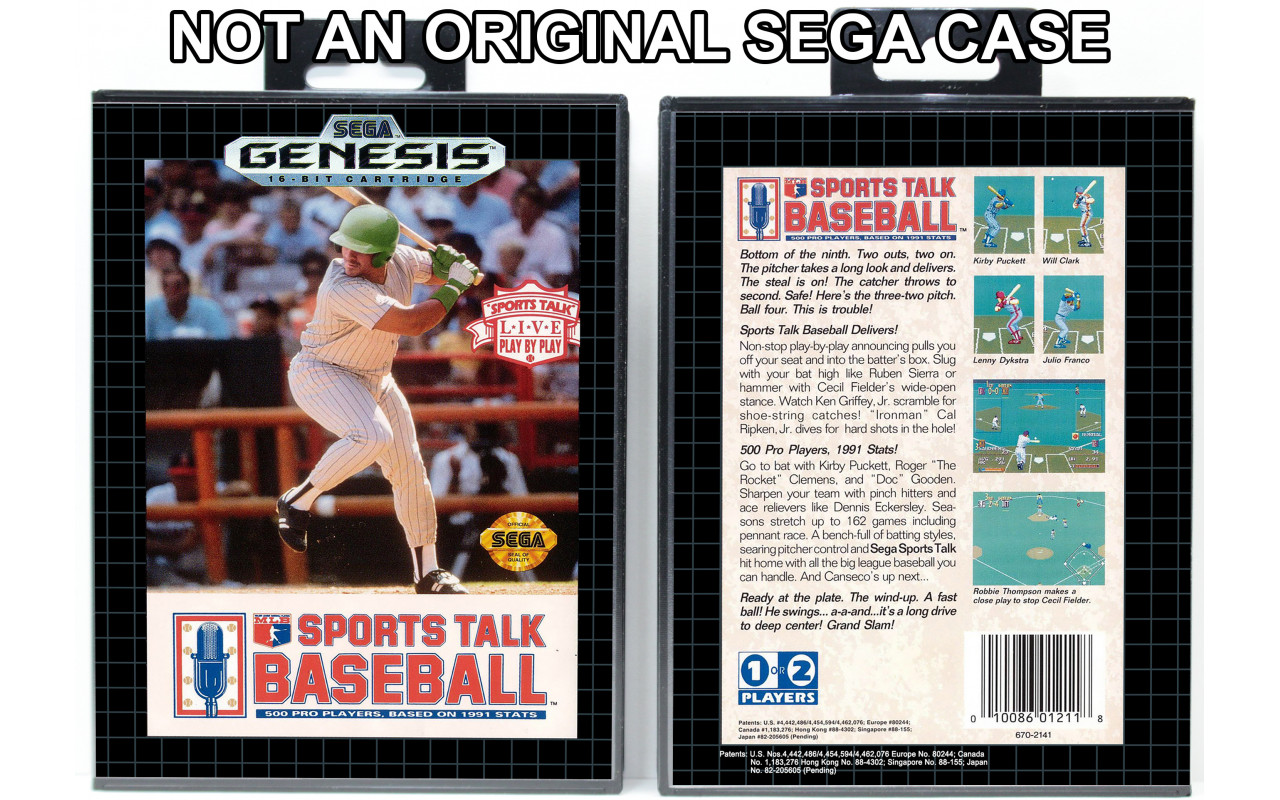 Gaming Relics - Sega - Sega Genesis - Sports Talk Baseball