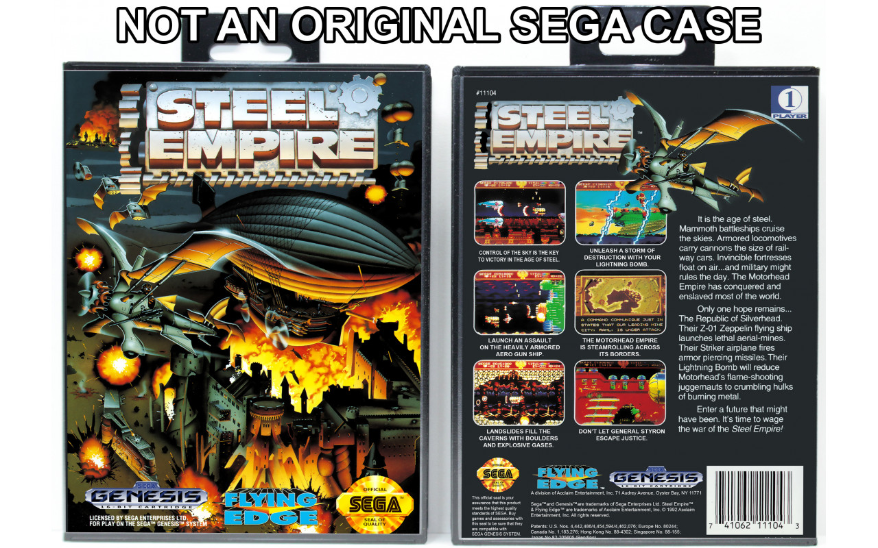 Gaming Relics - Sega Genesis - Steel Empire
