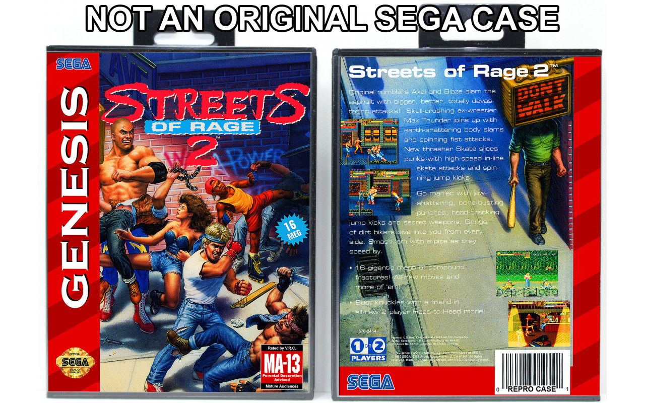 Gaming Relics - Sega Genesis - Streets of Rage 2