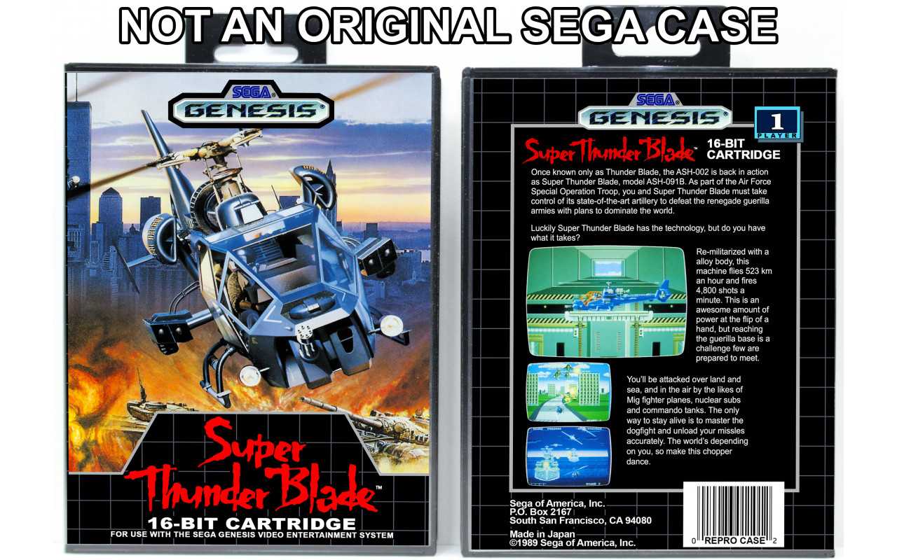 Gaming Relics - Sega Genesis - Super Thunder Blade
