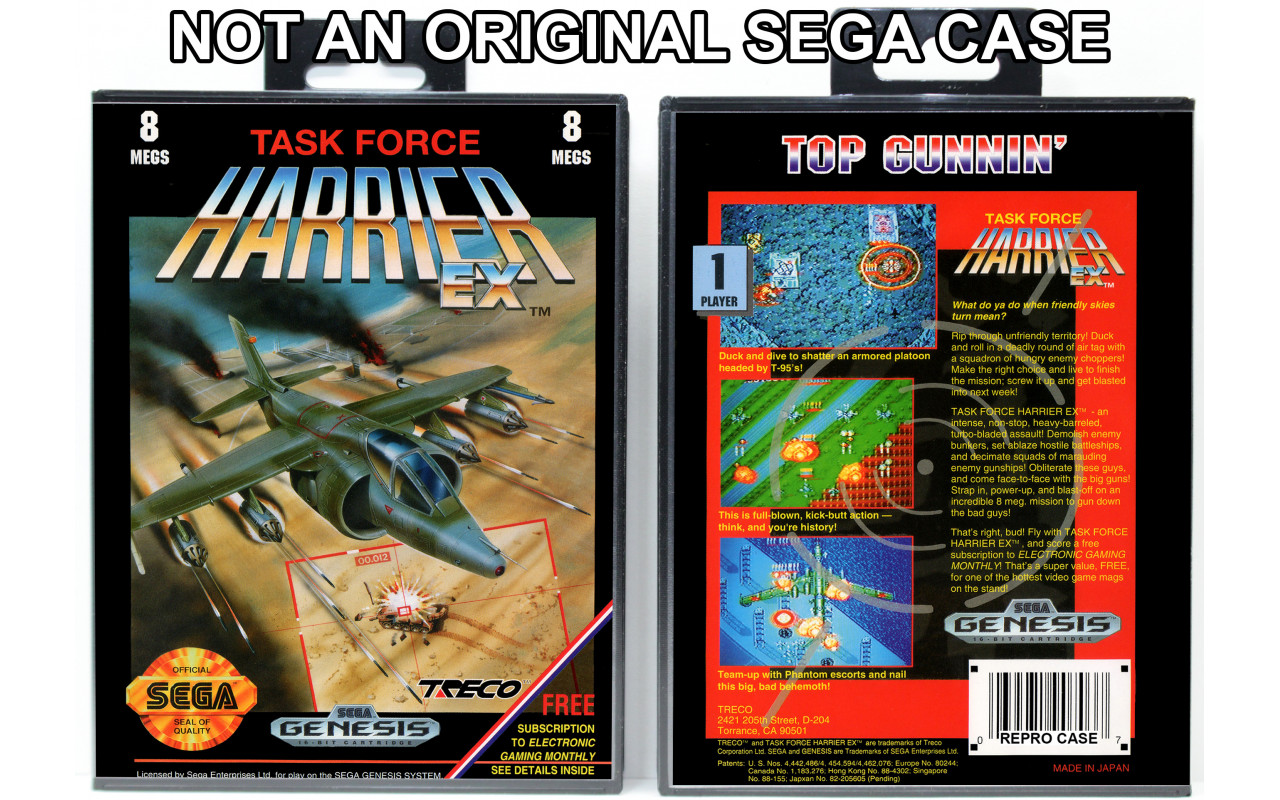 Gaming Relics - Sega Genesis - Task Force Harrier EX