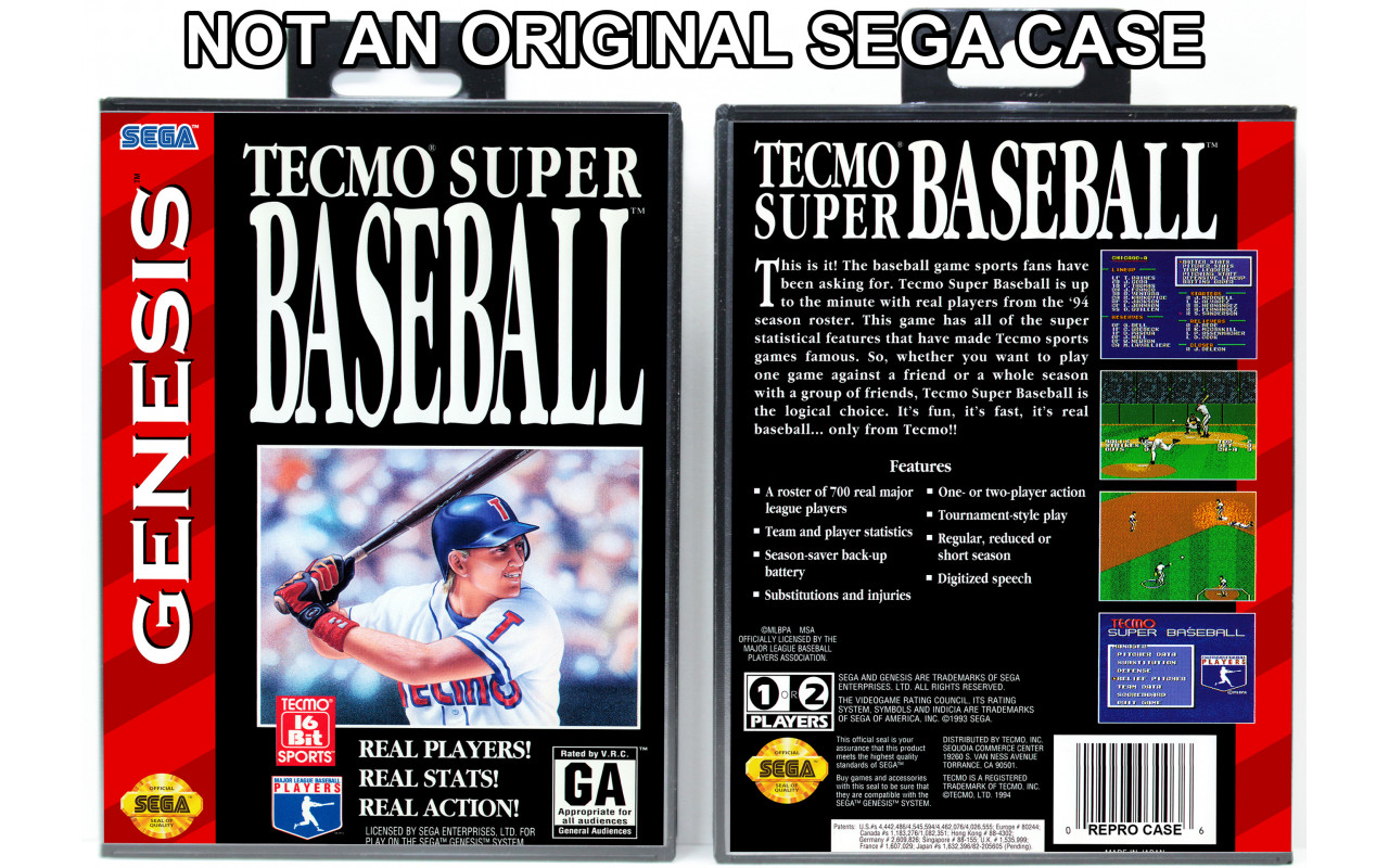 Gaming Relics - Tecmo Super Baseball