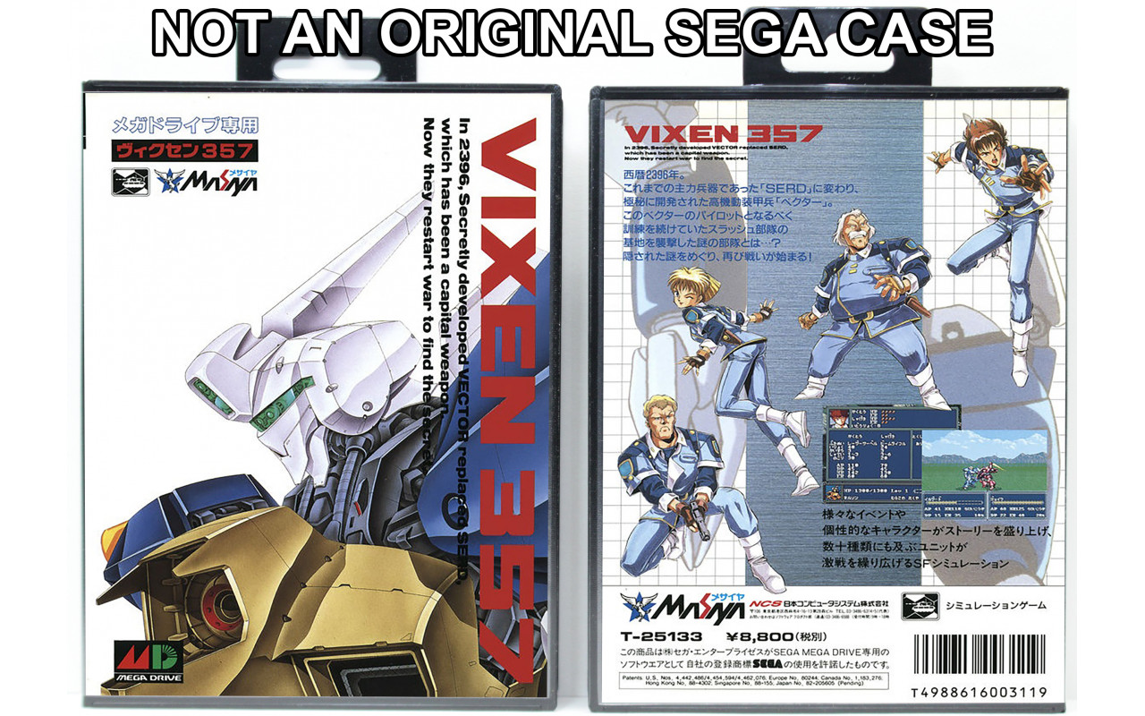 Gaming Relics - Sega - Sega Genesis - Vixen 357 (Japanese)