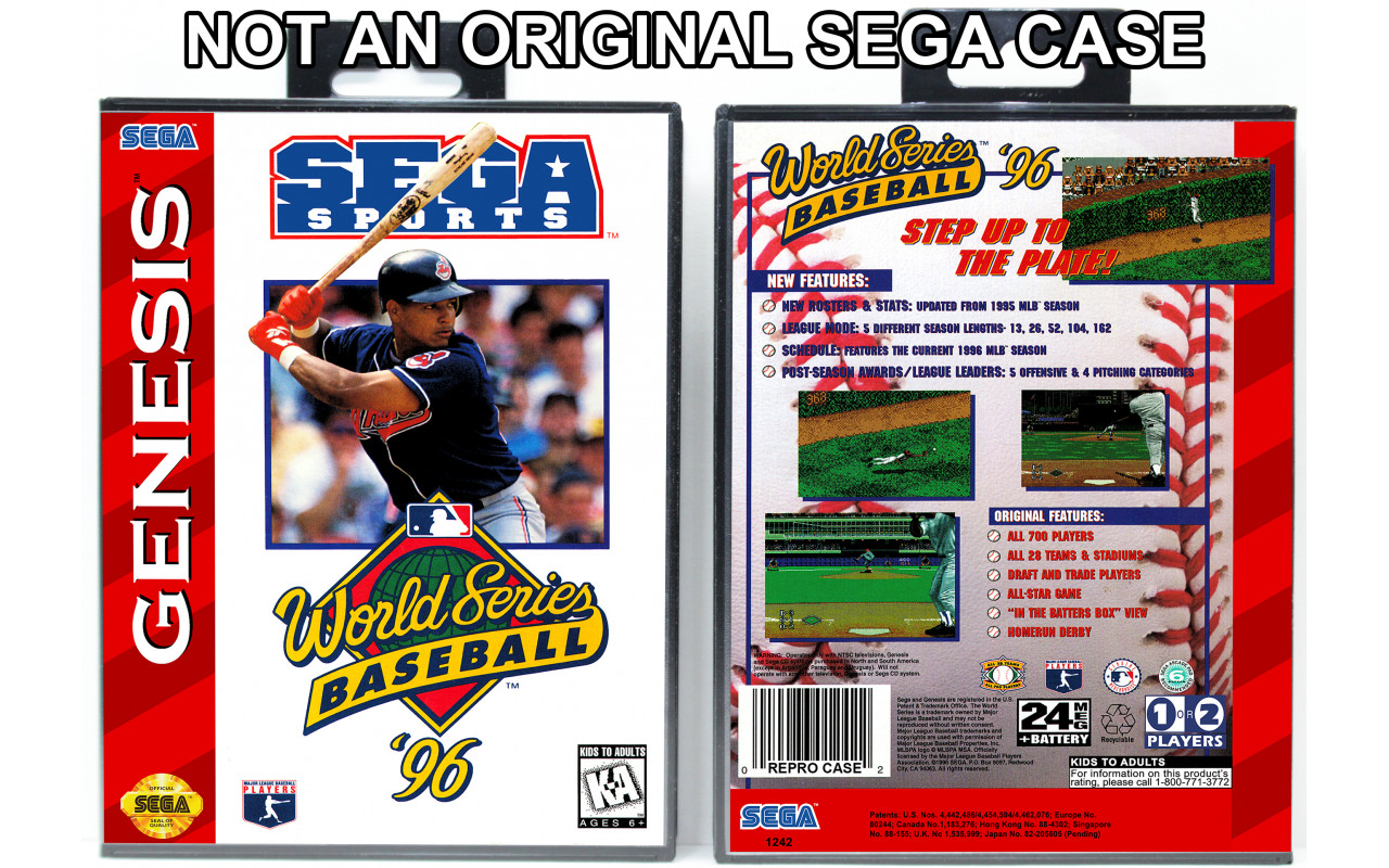 Gaming Relics - Sega Genesis - World Series Baseball '96