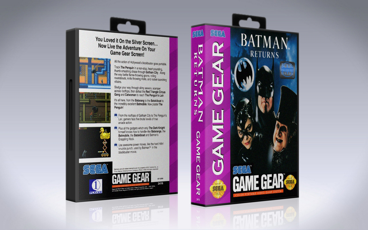 Gaming Relics - Sega - Game Gear - Batman Returns