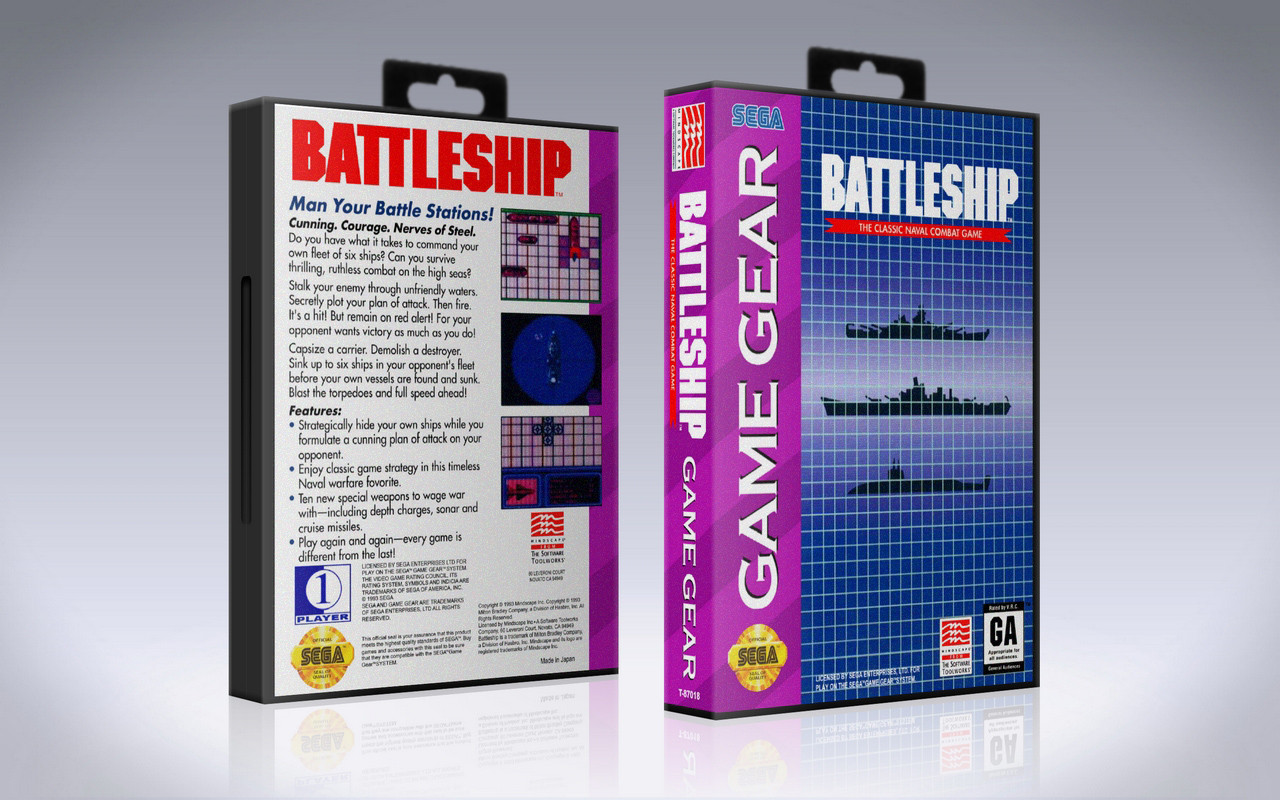 Gaming Relics - Game Gear - Battleship: The Classic Naval Combat Game