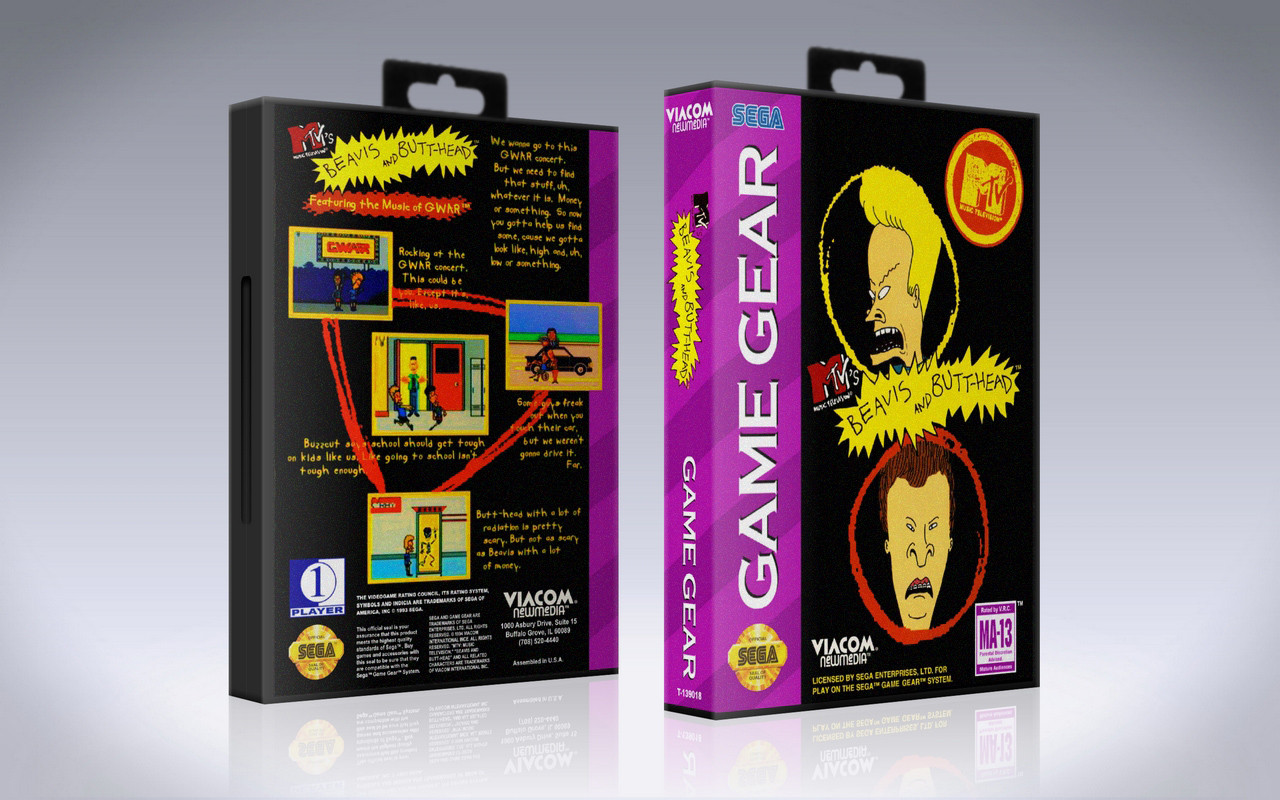 Gaming Relics - Sega - Game Gear - Beavis and Butt-head