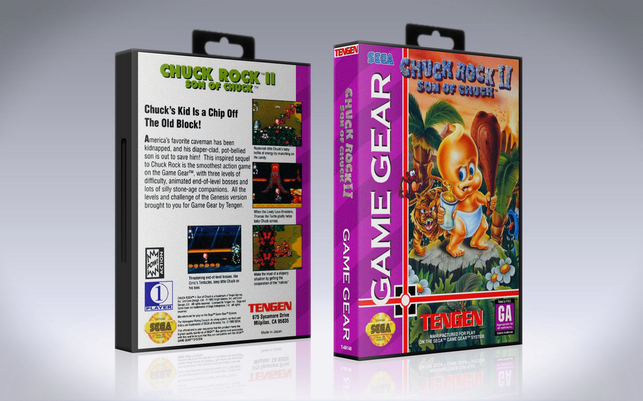 Gaming Relics - Sega - Game Gear - Chuck Rock II: Son of Chuck