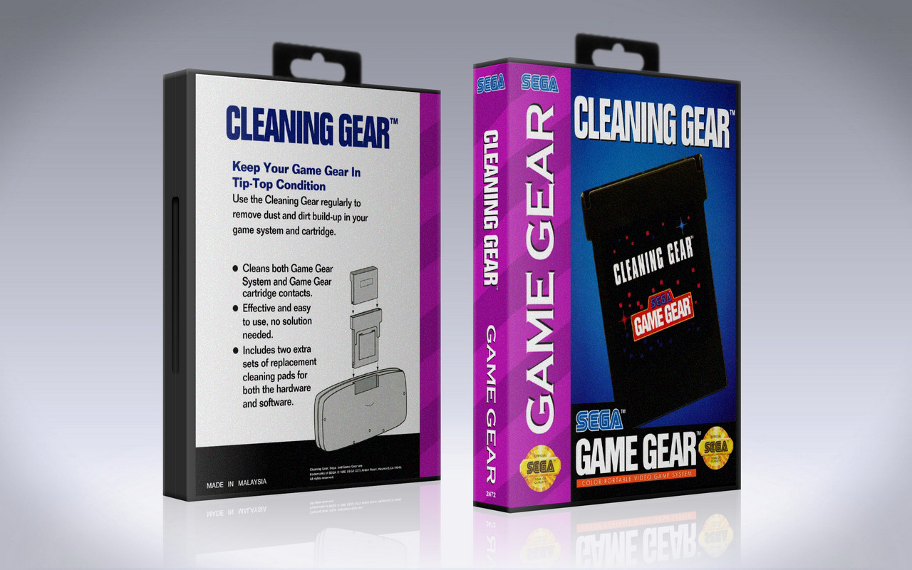 Gaming Relics - Sega - Game Gear - Cleaning Gear