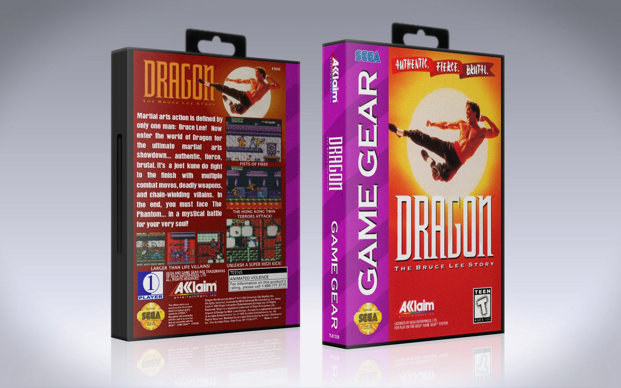 Gaming Relics - Sega - Game Gear - Dragon: The Bruce Lee Story