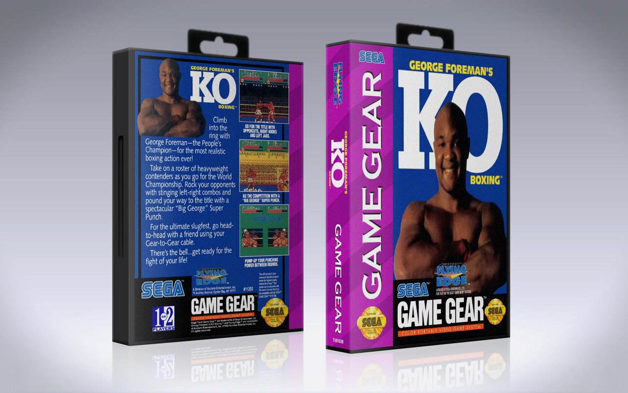 Gaming Relics - Sega - Game Gear - George Foreman's KO Boxing
