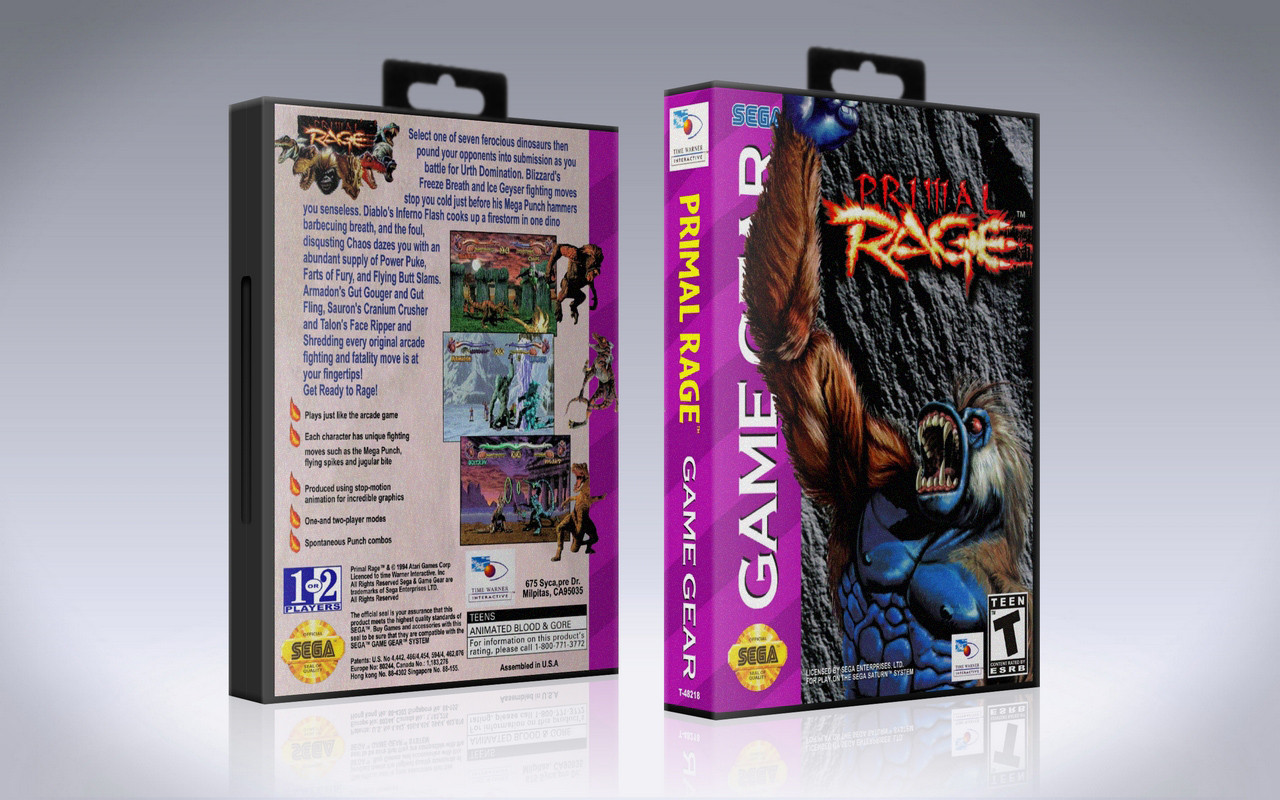 Gaming Relics - Game Gear - Primal Rage