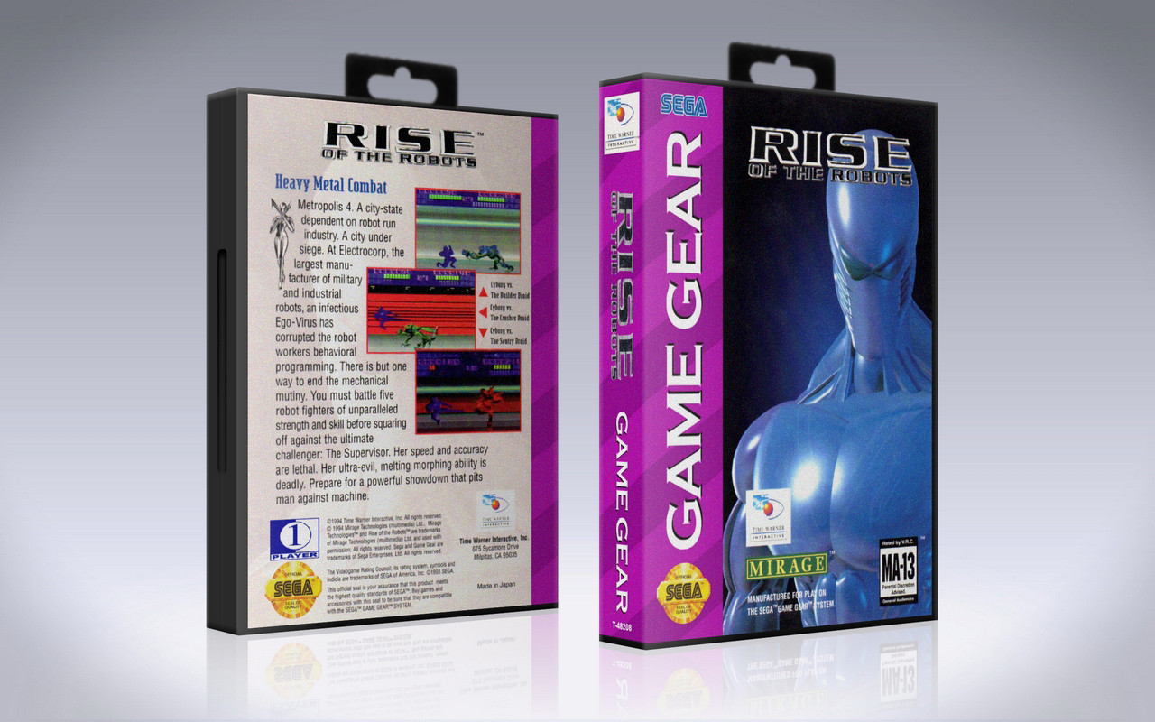 Gaming Relics - Sega - Game Gear - Rise of the Robots