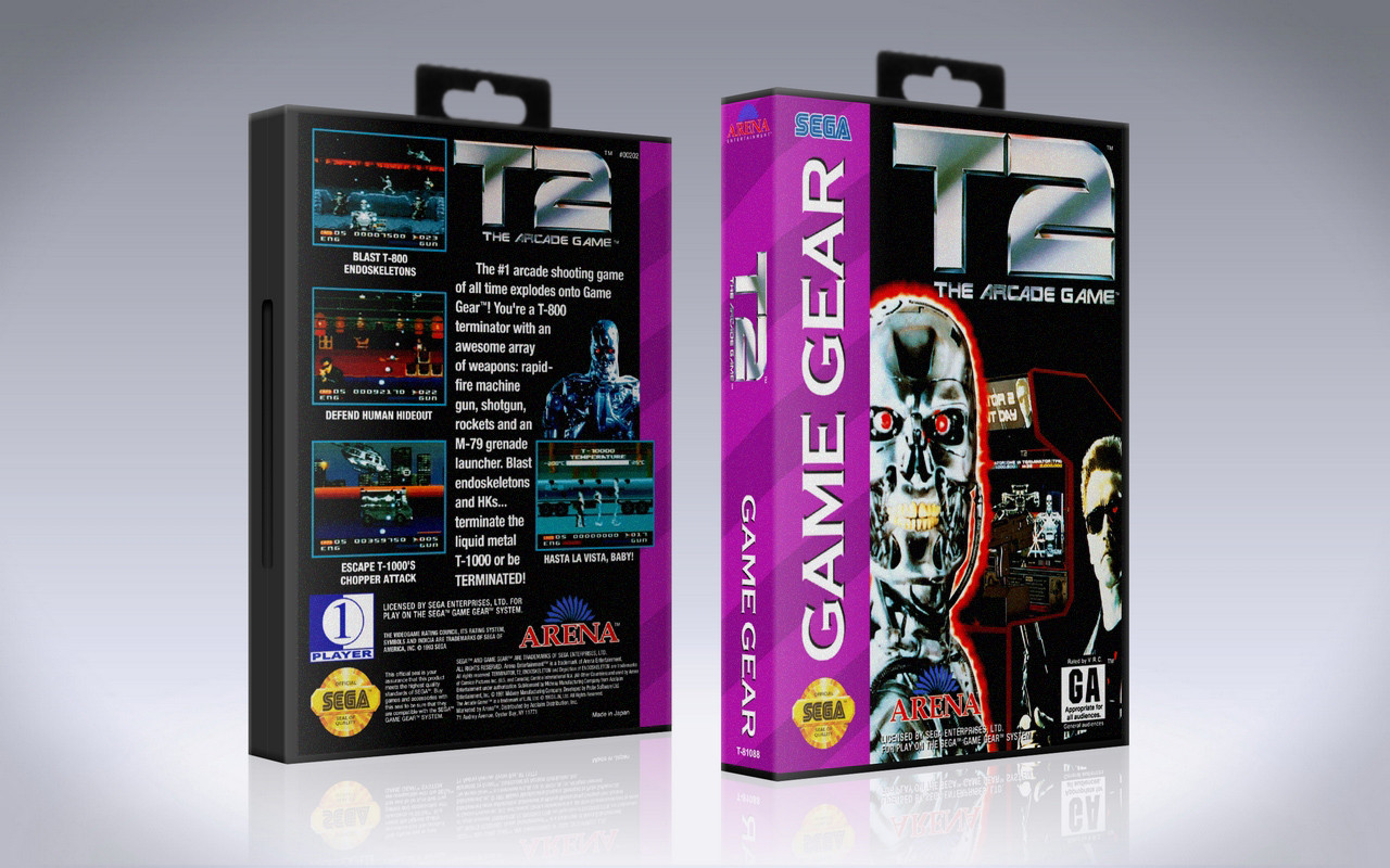 Gaming Relics - Sega - Game Gear - T2: The Arcade Game