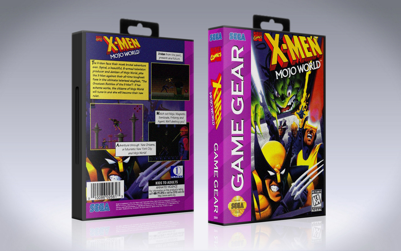 Gaming Relics - Sega - Game Gear - X-Men: Mojo World