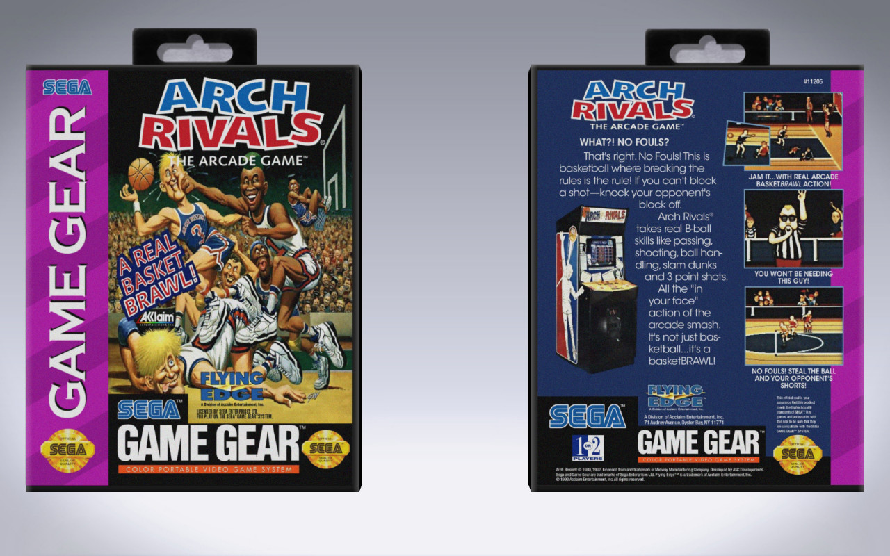 Gaming Relics - Sega - Game Gear - Arch Rivals: The Arcade Game