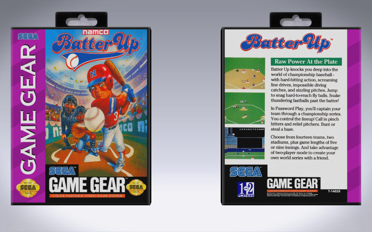 Gaming Relics - Sega - Game Gear - Batter Up