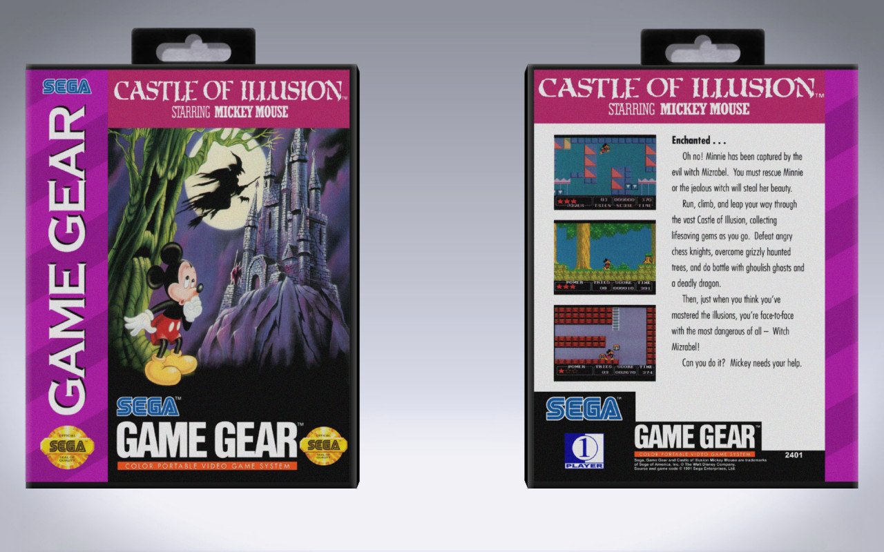 Gaming Relics - Sega - Game Gear - Castle of Illusion Starring Mickey Mouse
