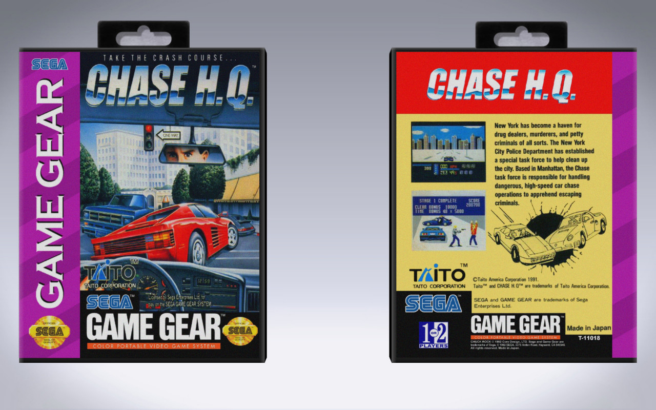 Gaming Relics - Sega - Game Gear - Chase HQ