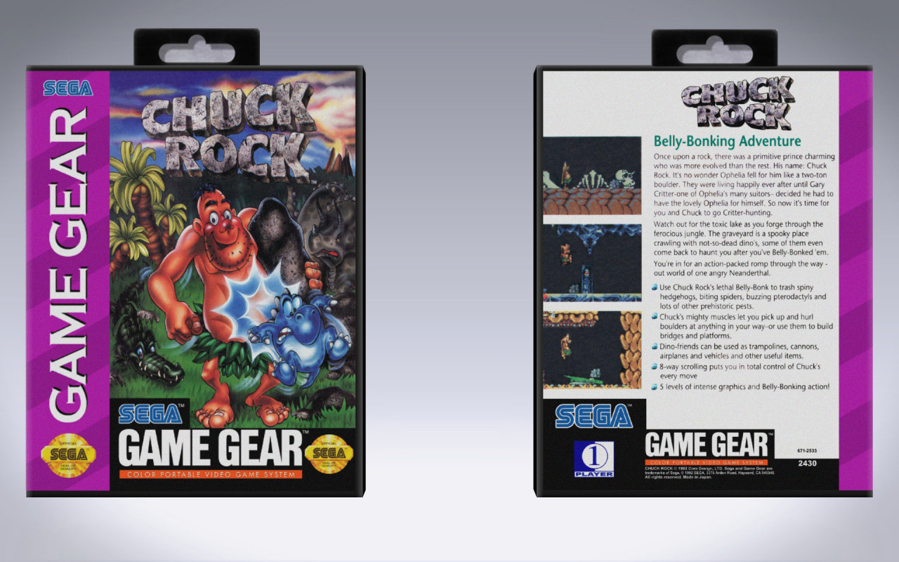 Gaming Relics - Game Gear - Chuck Rock