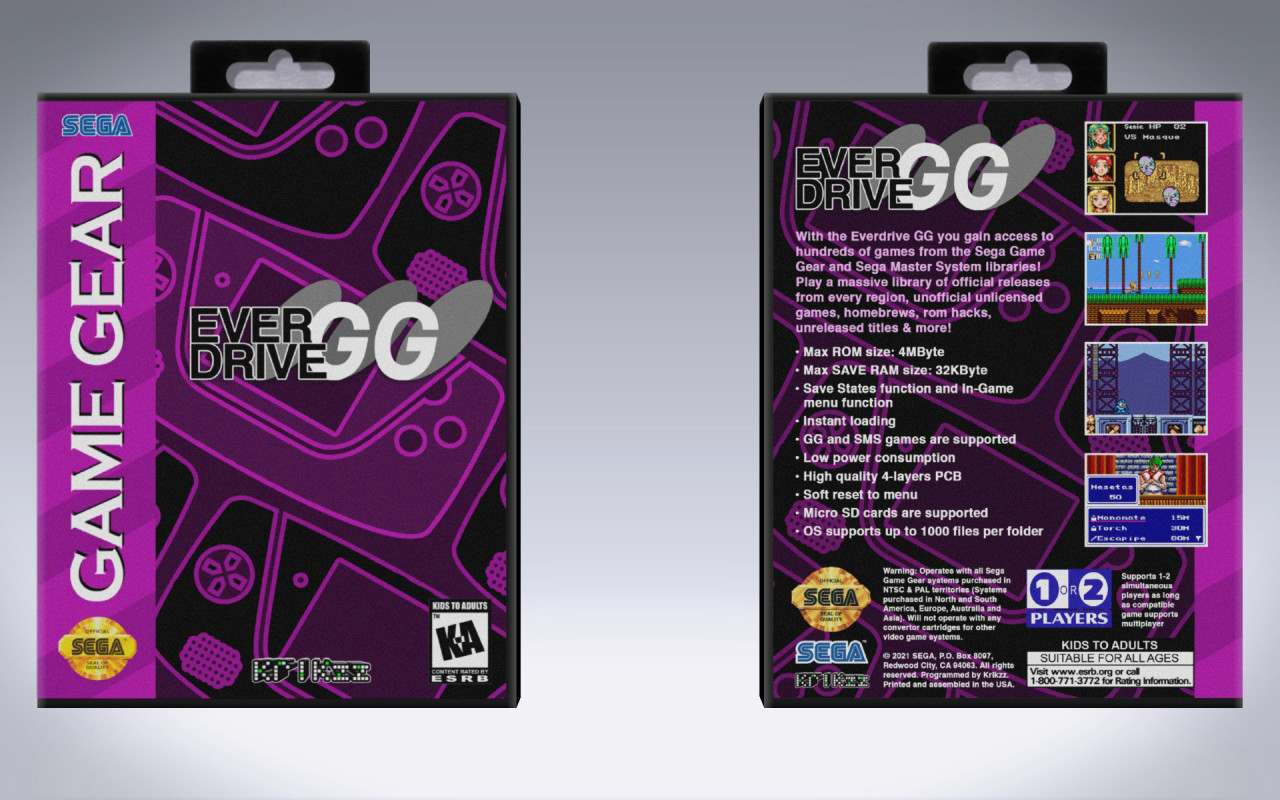 Gaming Relics - Sega - Game Gear - Everdrive GG