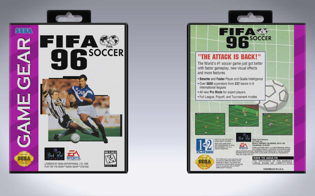Gaming Relics - Game Gear - FIFA Soccer 96