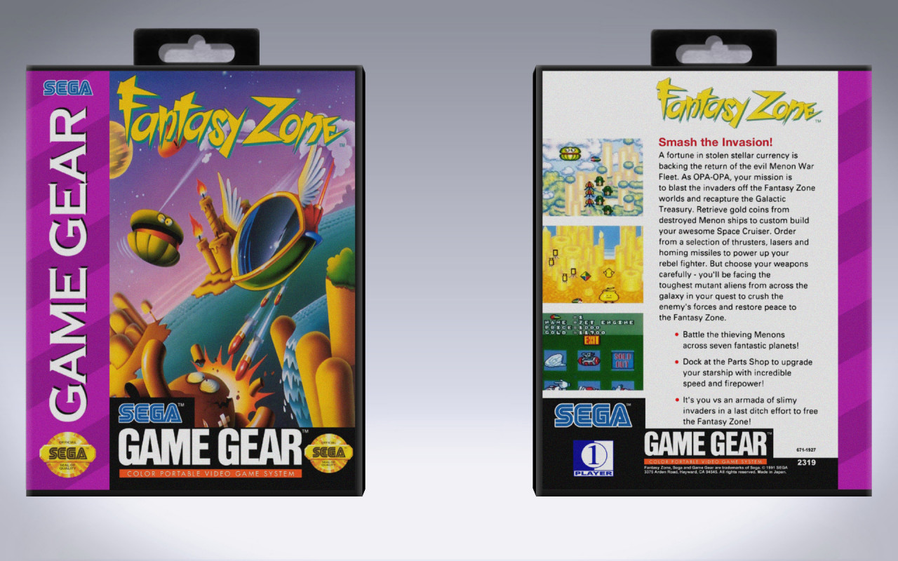 Gaming Relics - Sega - Game Gear - Fantasy Zone