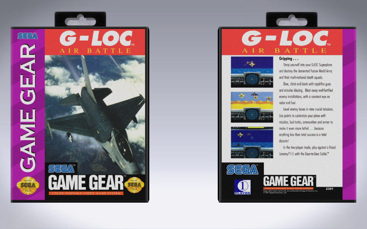 Gaming Relics - Game Gear - G-LOC Air Battle