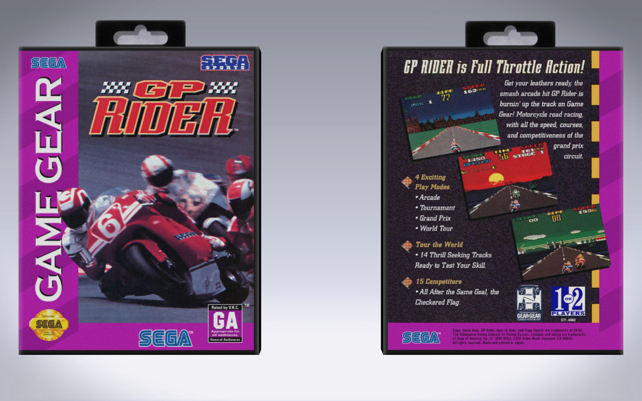 Gaming Relics - Game Gear - GP Rider