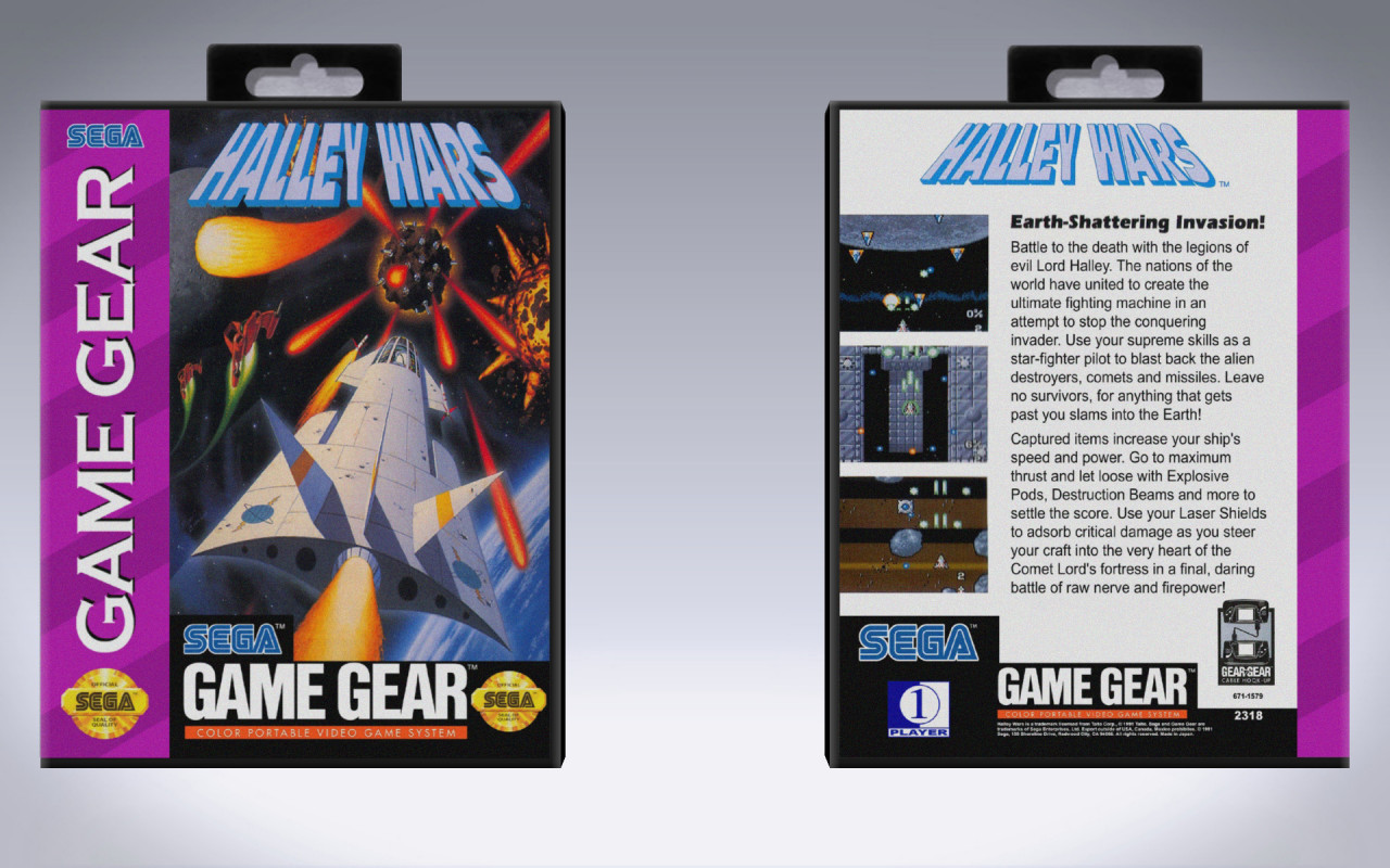 Gaming Relics - Sega - Game Gear - Halley Wars