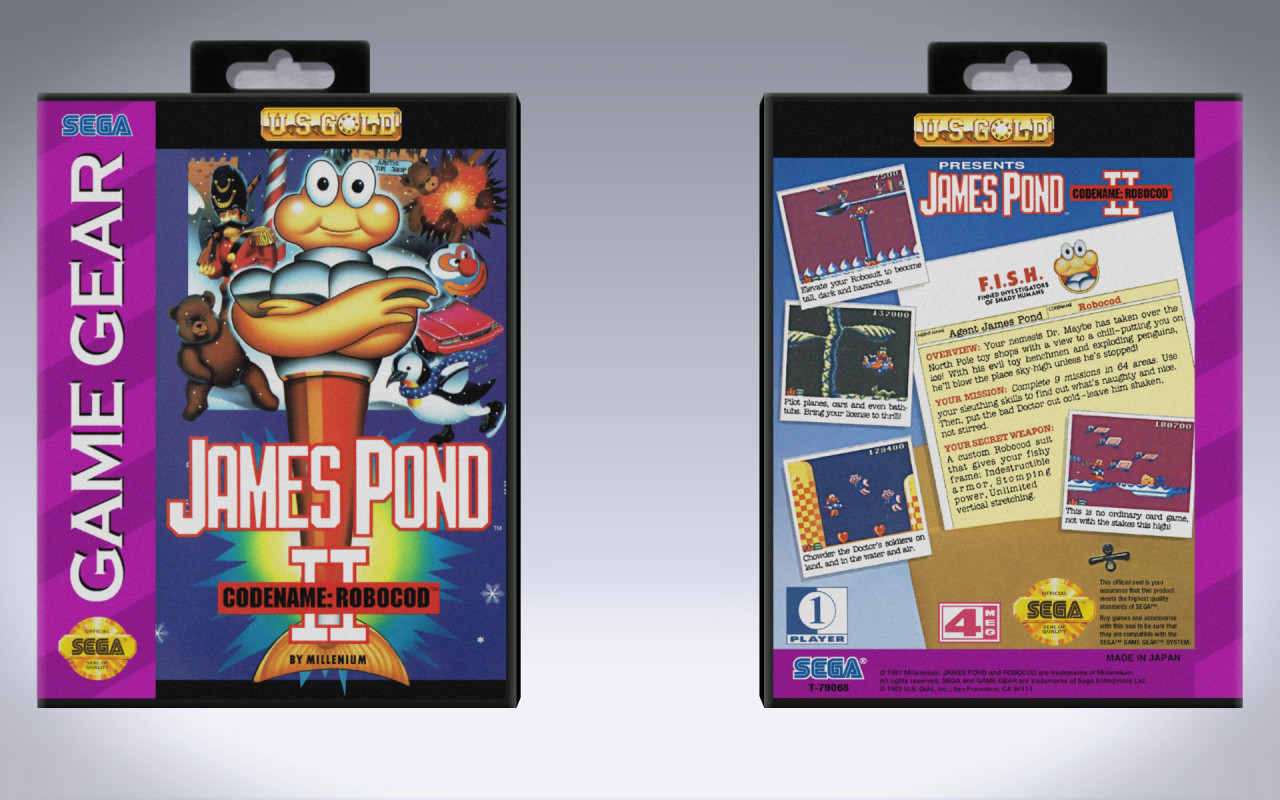 Gaming Relics - Sega - Game Gear - James Pond 2: Codename Robocod