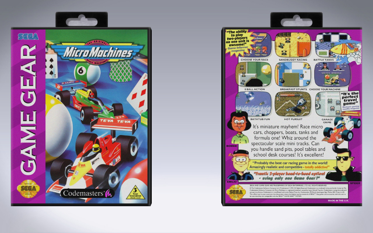 Gaming Relics - Game Gear - Micro Machines