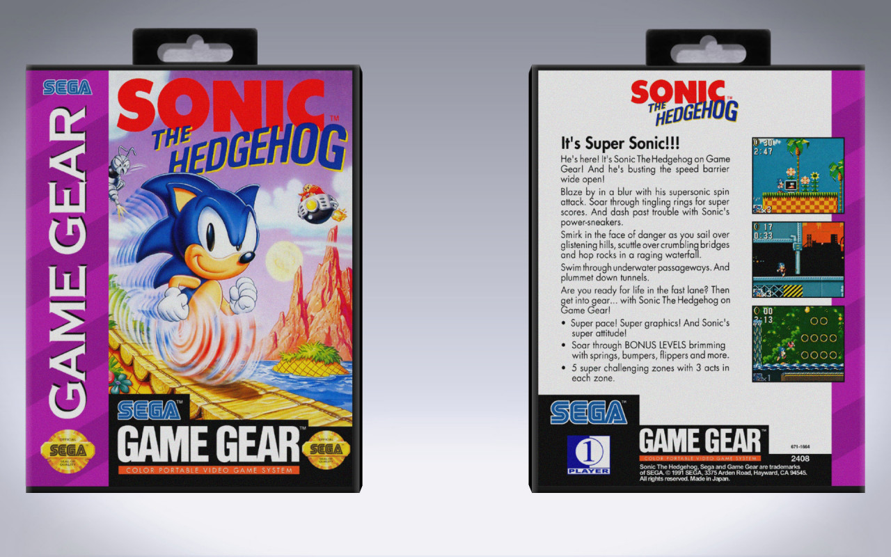 Gaming Relics - Game Gear - Sonic the Hedgehog