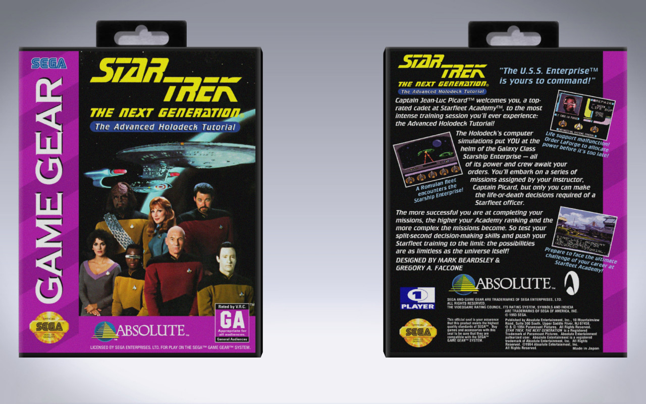 Gaming Relics - Game Gear - Star Trek The Next Generation: The Advanced ...