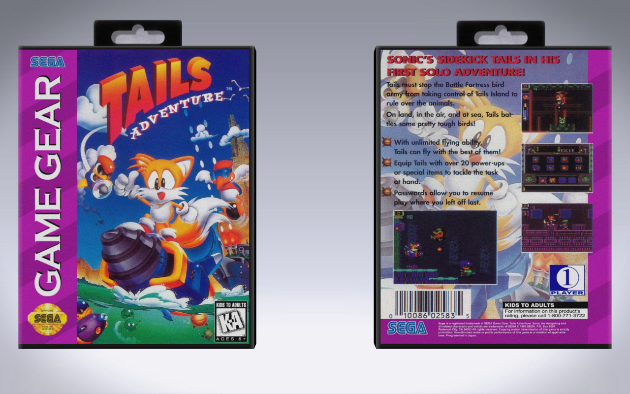 Gaming Relics - Game Gear - Tails Adventure