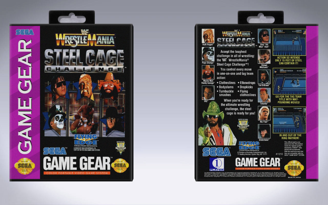 Gaming Relics - WWF WrestleMania: Steel Cage Challenge