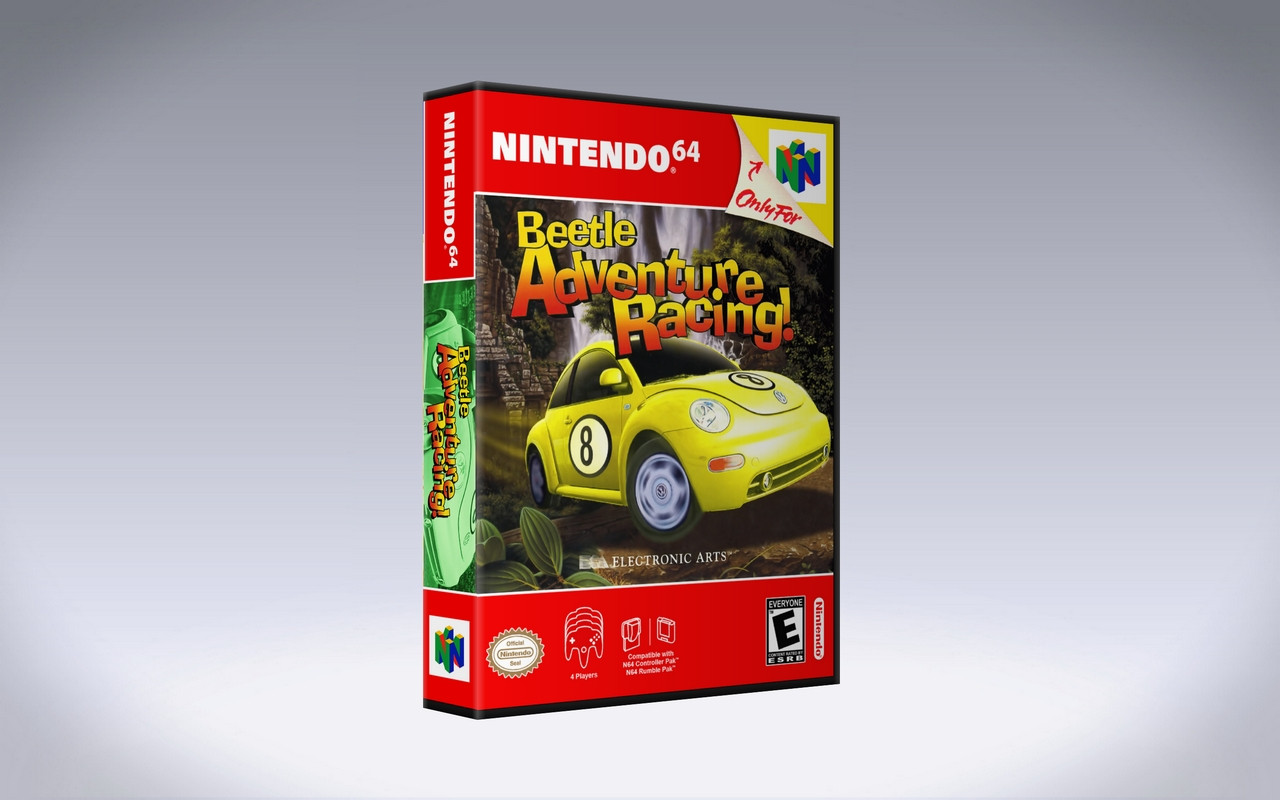 Gaming Relics - Nintendo 64 - Vertical Style - Beetle Adventure Racing