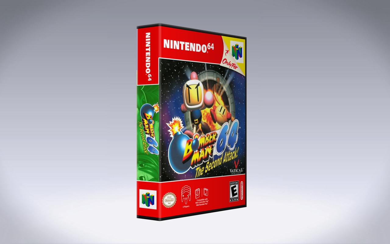Gaming Relics - Nintendo 64 - Vertical Style - Bomberman 64: The Second ...