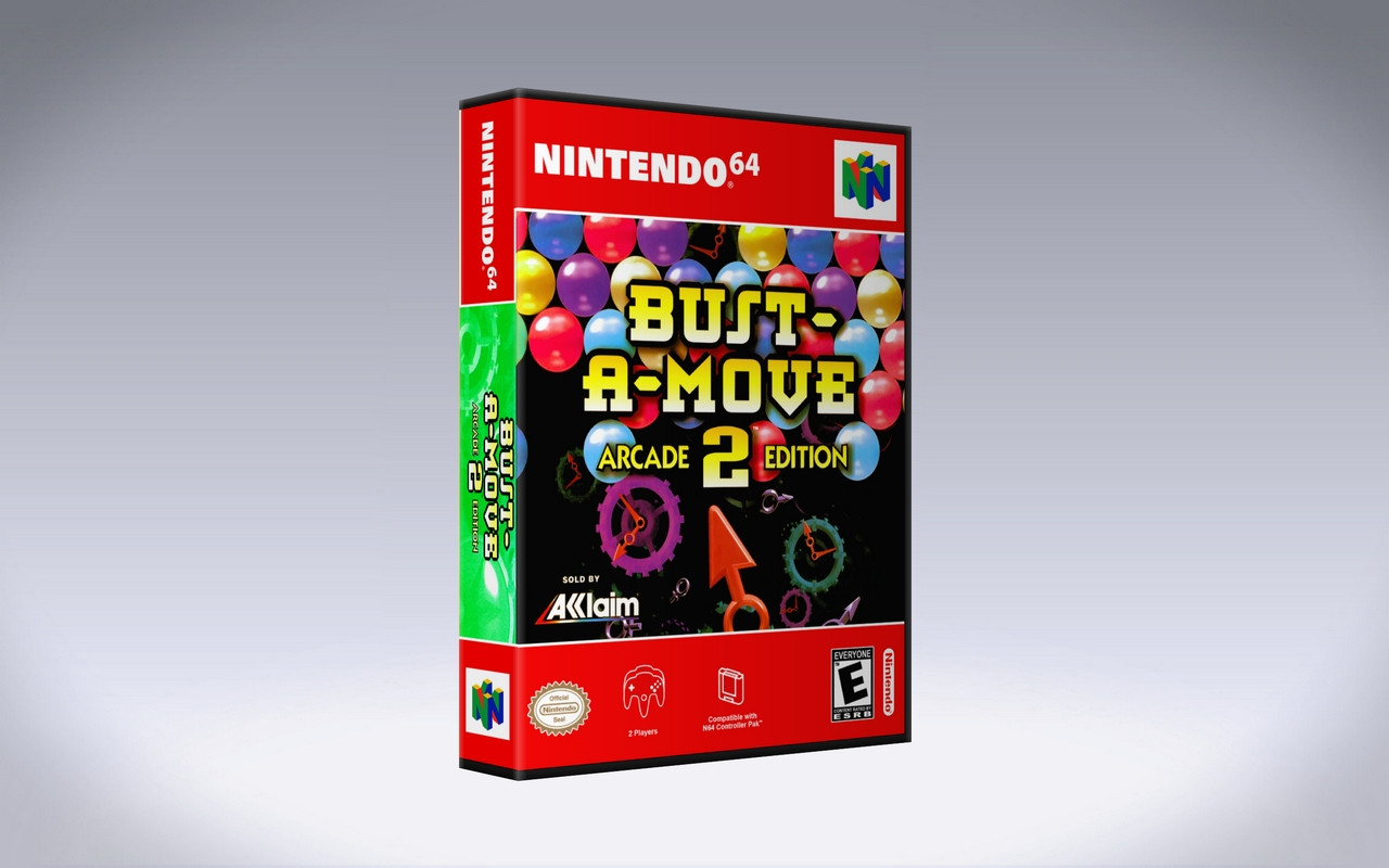 Gaming Relics - Nintendo 64 - Vertical Style - Bust-a-Move 2: Arcade ...