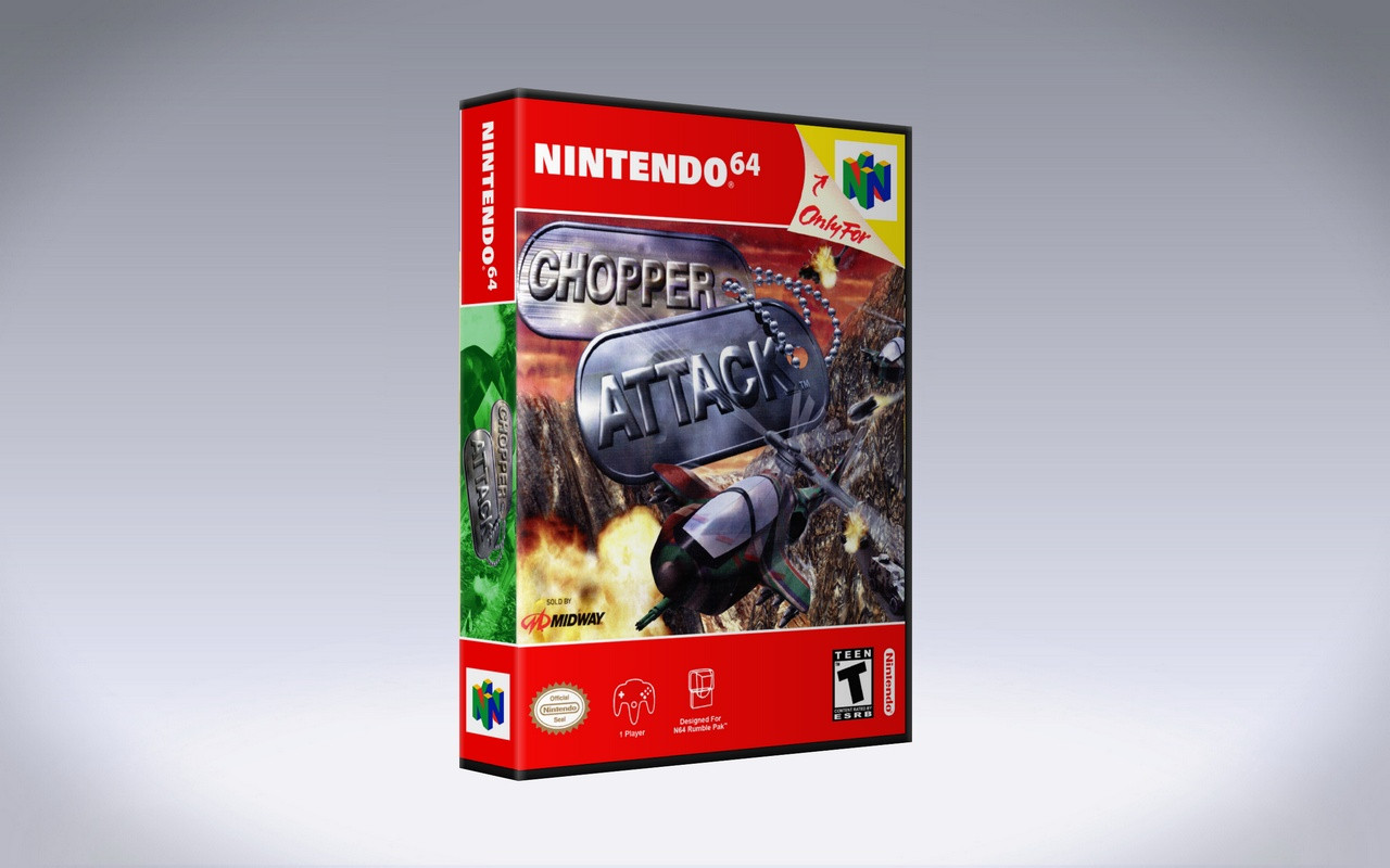 Gaming Relics - Nintendo 64 - Vertical Style - Chopper Attack