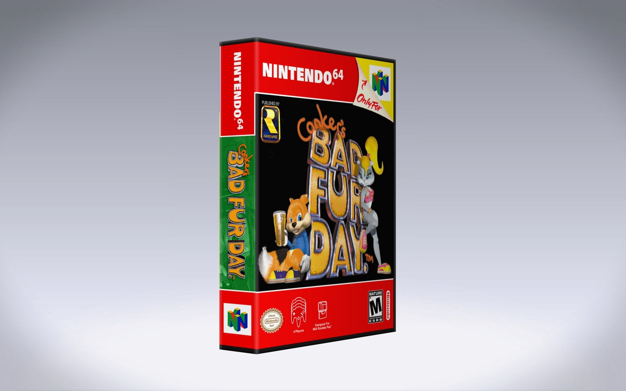 Gaming Relics - Nintendo 64 - Vertical Style - Conker's Bad Fur Day