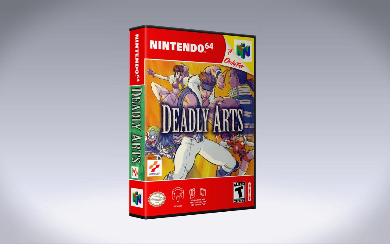 Gaming Relics - Nintendo 64 - Vertical Style - Deadly Arts