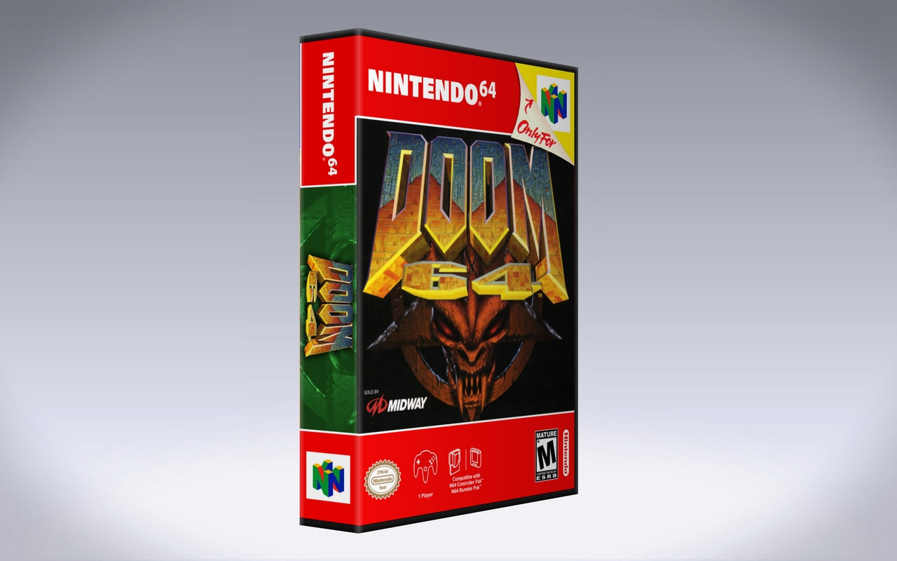 Gaming Relics - Nintendo 64 - Vertical Style - Doom 64
