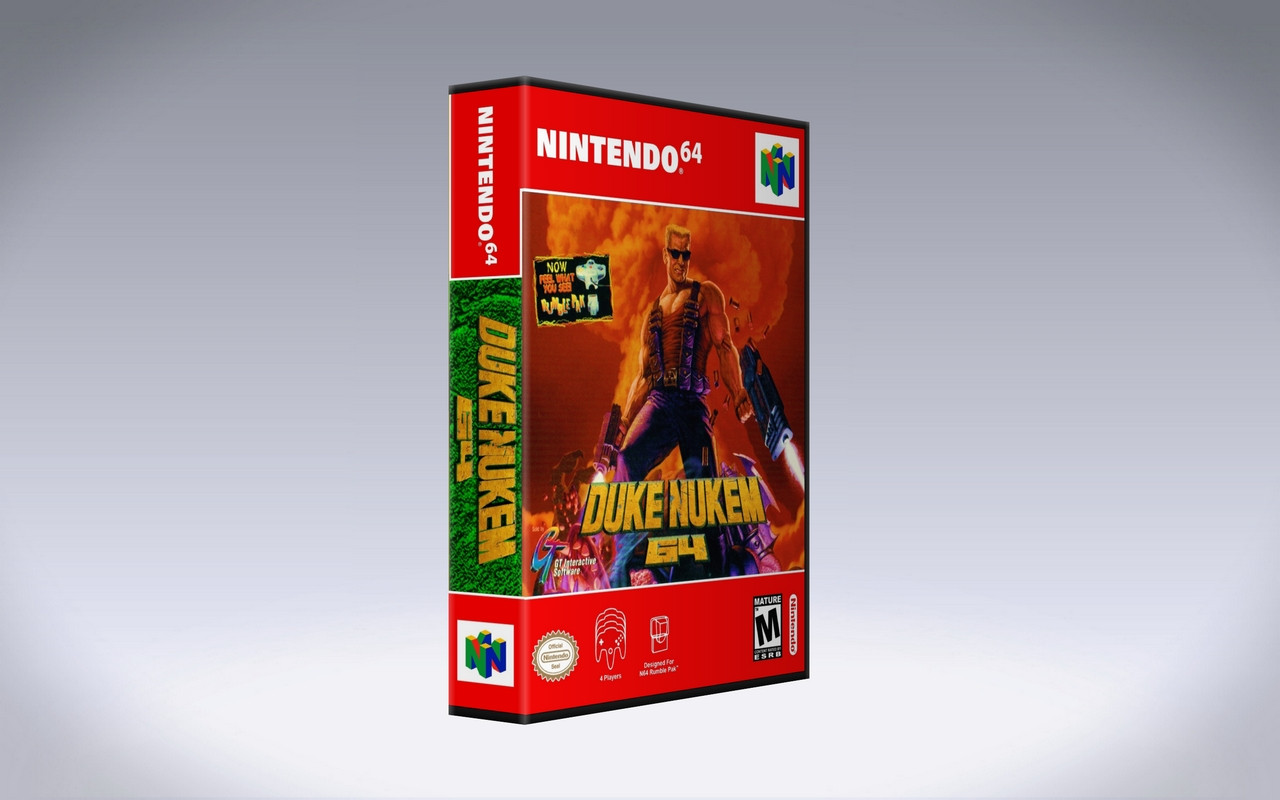 Gaming Relics - Nintendo 64 - Vertical Style - Duke Nukem 64