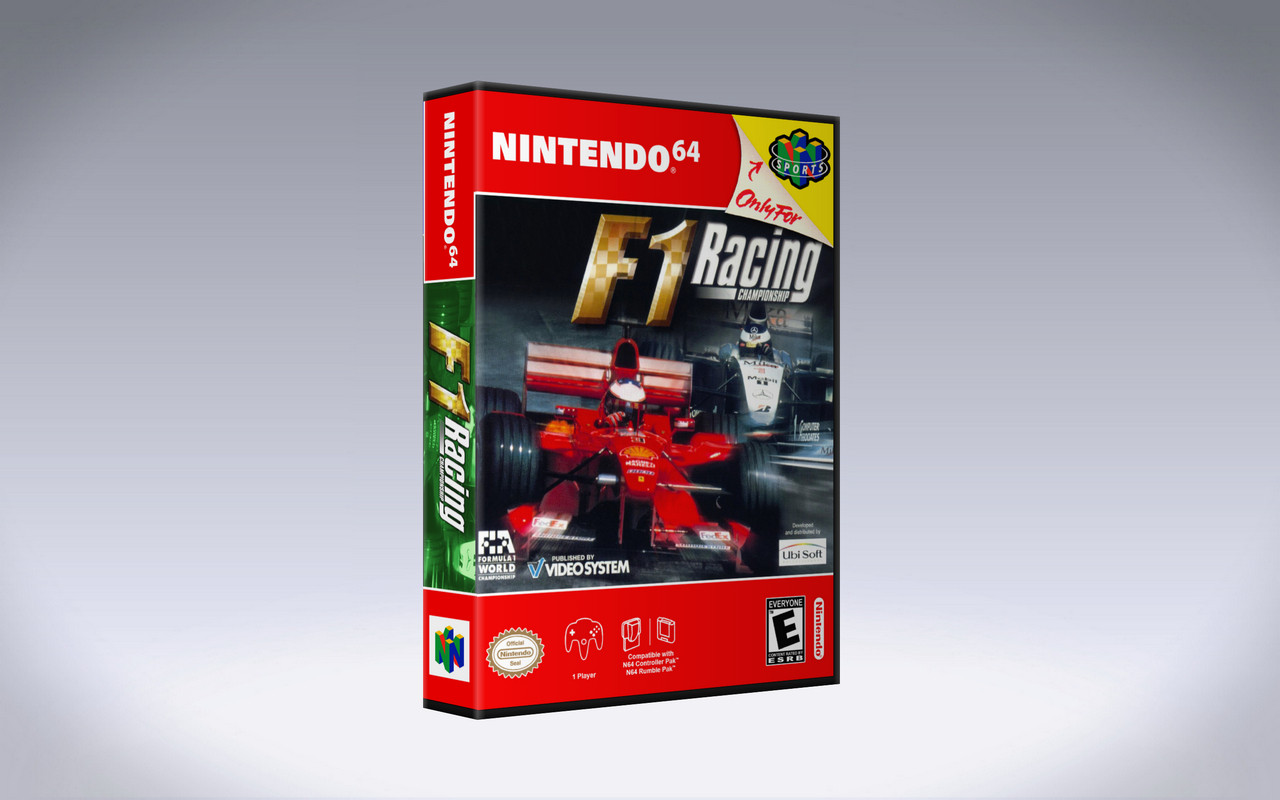 Gaming Relics - Nintendo 64 - Vertical Style - F1 Racing Championship